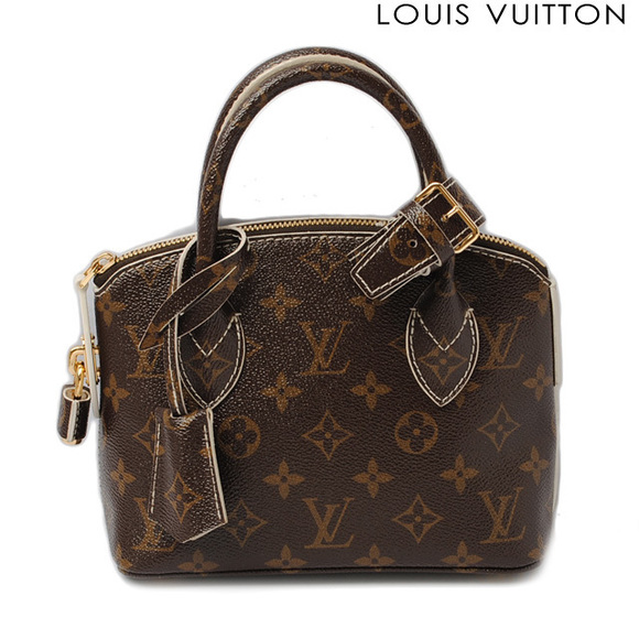 Louis Vuitton | Bags | Louis Vuitton Lockit Bb Handbag Monogram Brown ...